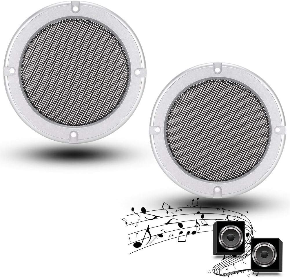 Amazon.com: Bewinner 2 Inch Speaker Cover, Speaker Decorative Steel ...