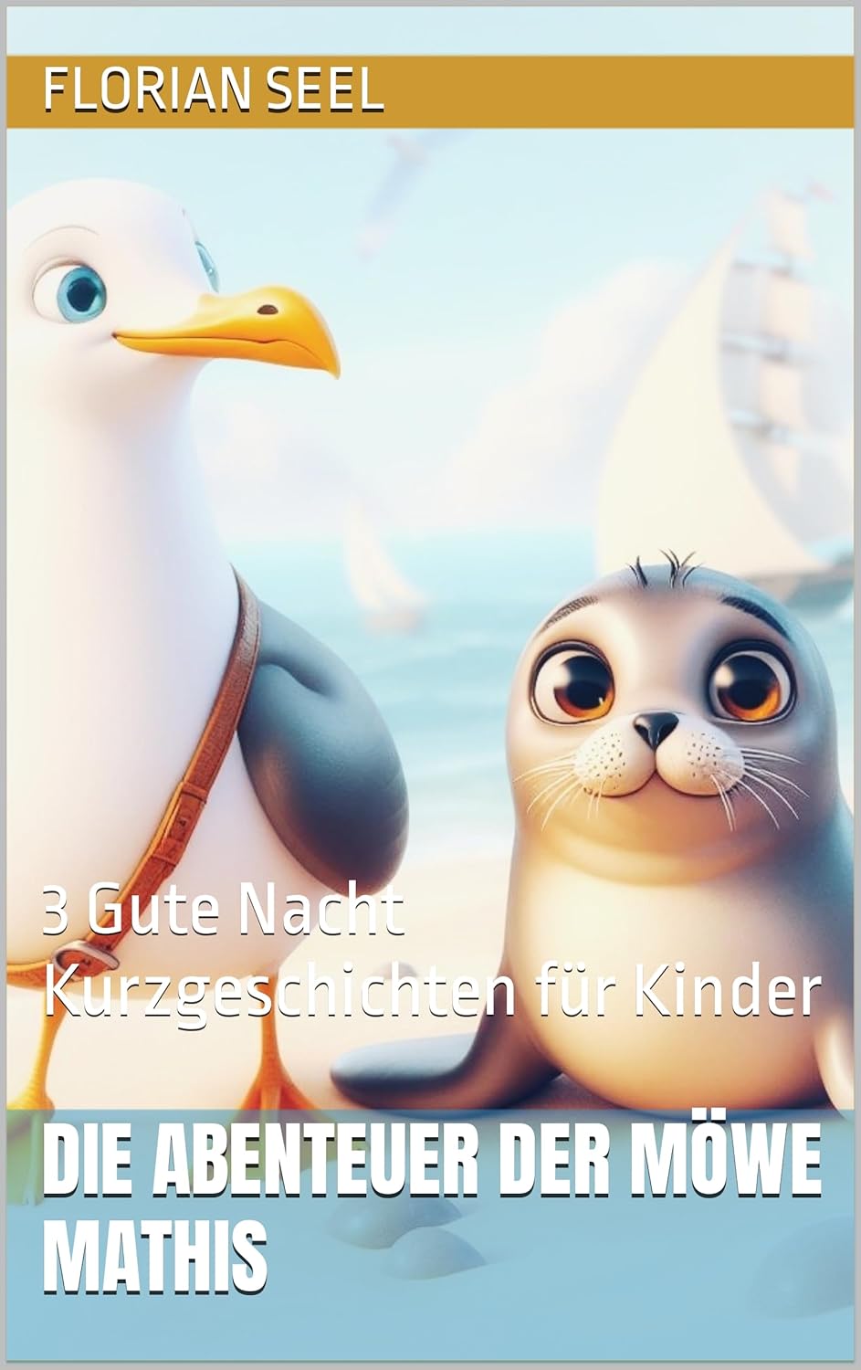 Die Abenteuer der Möwe Mathis: 3 Gute Nacht Kurzgeschichten für Kinder ...