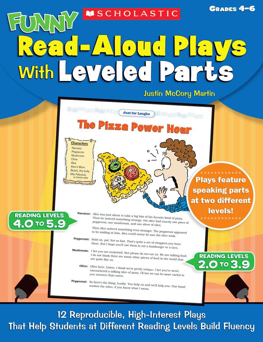 Amazon.com: Funny Read-Aloud Plays With Leveled Parts: 12 Reproducible ...