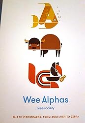 Amazon.com: Wee Alphas: 26 A to Z Postcards, from Angelfish to Zebra ...