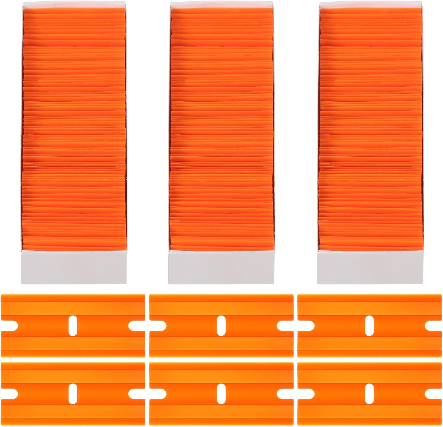 Amazon.com: Honoson 300 Pieces Plastic Razor Blade Scraper Blades ...