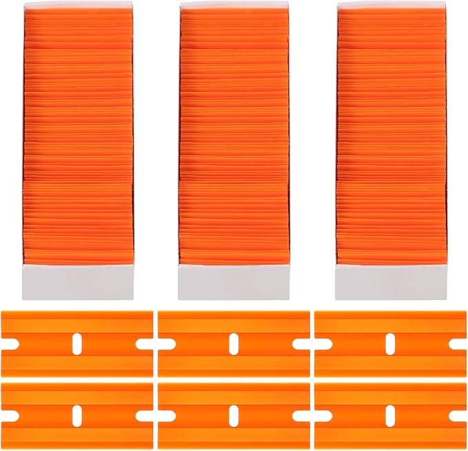 Amazon.com: 300 Pieces Plastic Razors Blades Plastic Blades Blade ...