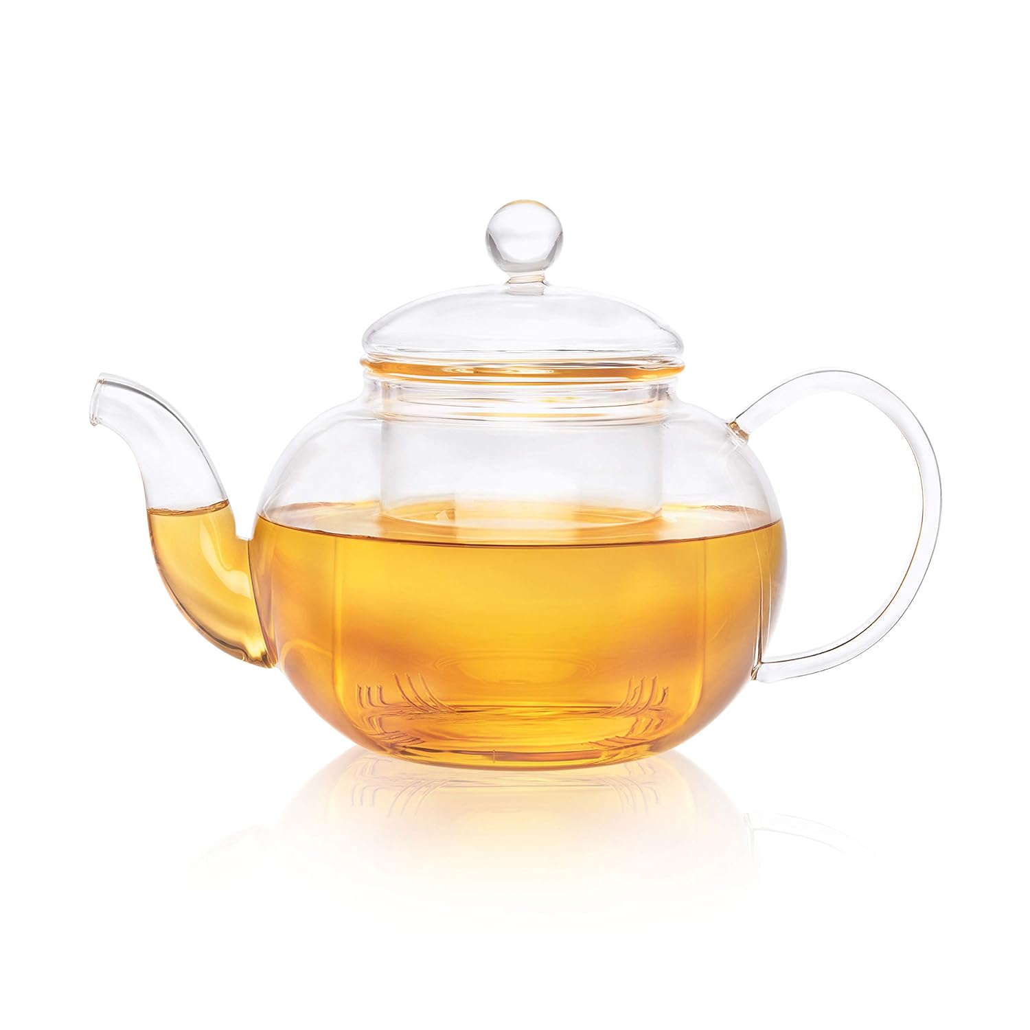Buy Dancing Leaf Clasico Glass Tea Pot with Removable Glass Infuser ...