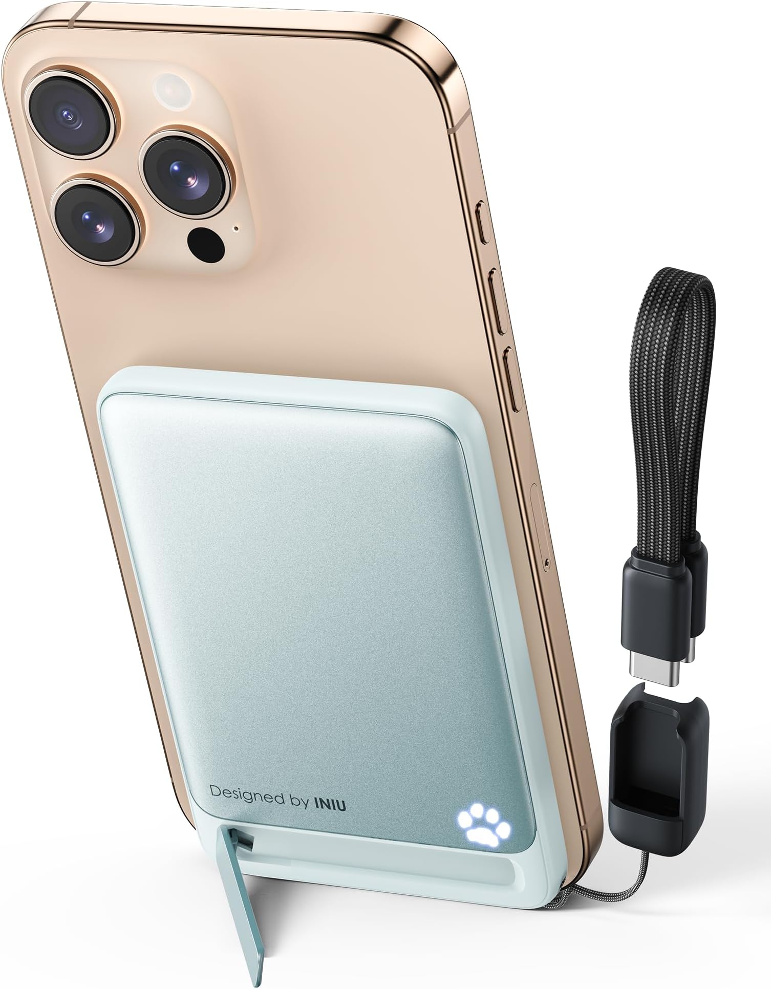 Amazon.com: INIU Magnetic Portable Charger, Slim Qi2 Certified 5000mAh ...