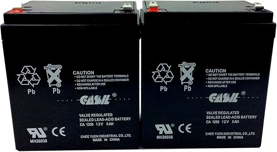Amazon.com: Casil 12V 5Ah Replacement Battery for SL Waber Powerhouse ...