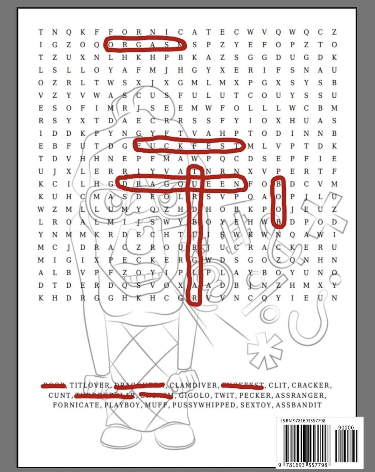 Best Dirty Word Search Ever: For Adults Dirty Cussword Filthy Swearing ...