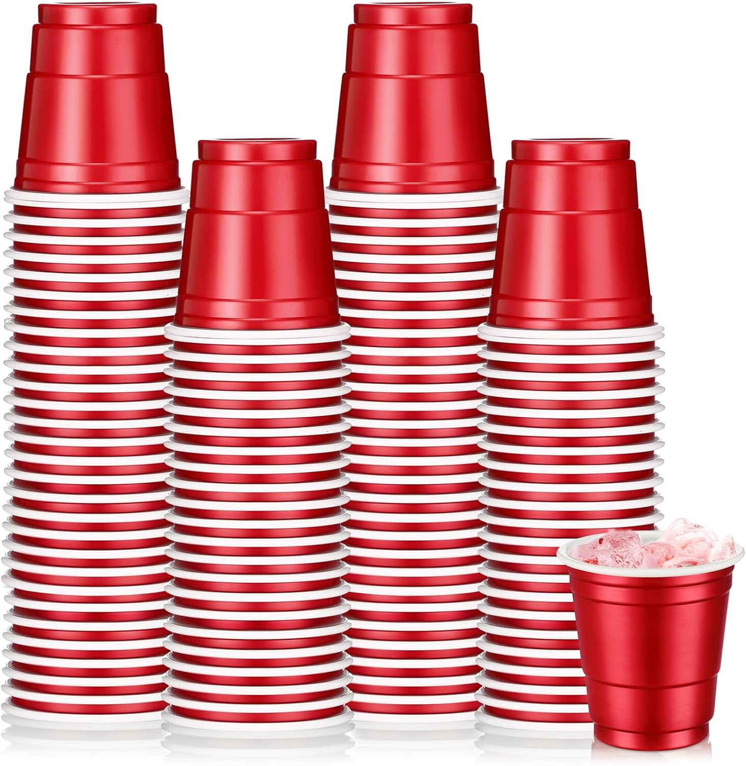 Amazon.com: Roshtia 100 Pack 2 oz Plastic Shot Cups, Mini Disposable ...