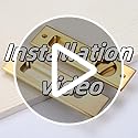 Hoconnie 6.3” Privacy Pocket Door Lock Hardware, Sliding Door Lock ...