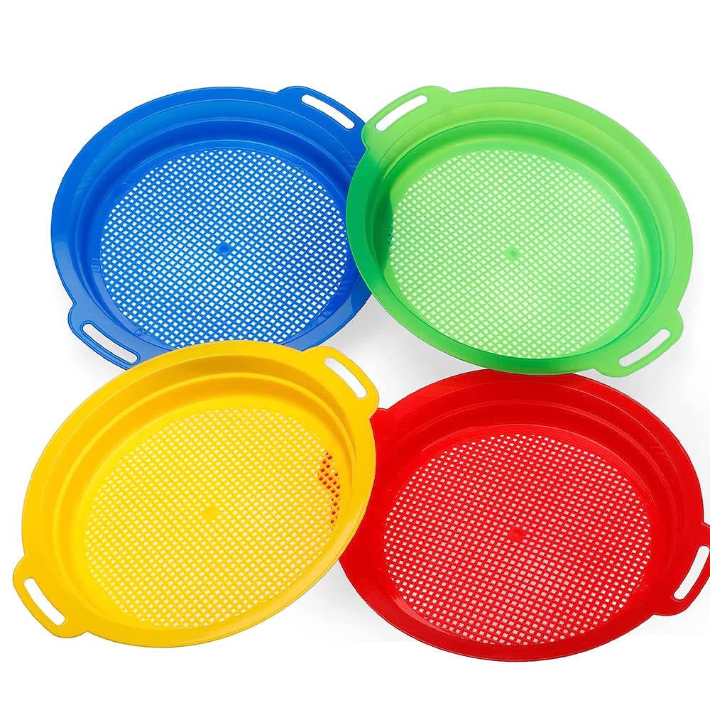 Lotvic Sifter Sieve Toy Kit Beach Sand Snow Solid Sifter Summer Beach ...