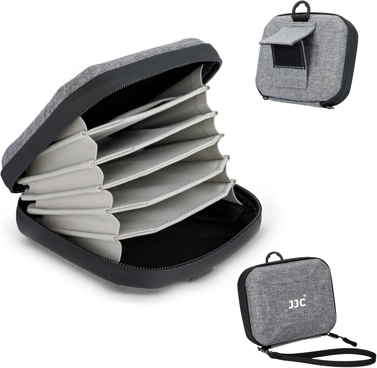 Amazon.com : JJC Durable Hard Shell Lens Filter Case Up to 95mm, 4 ...