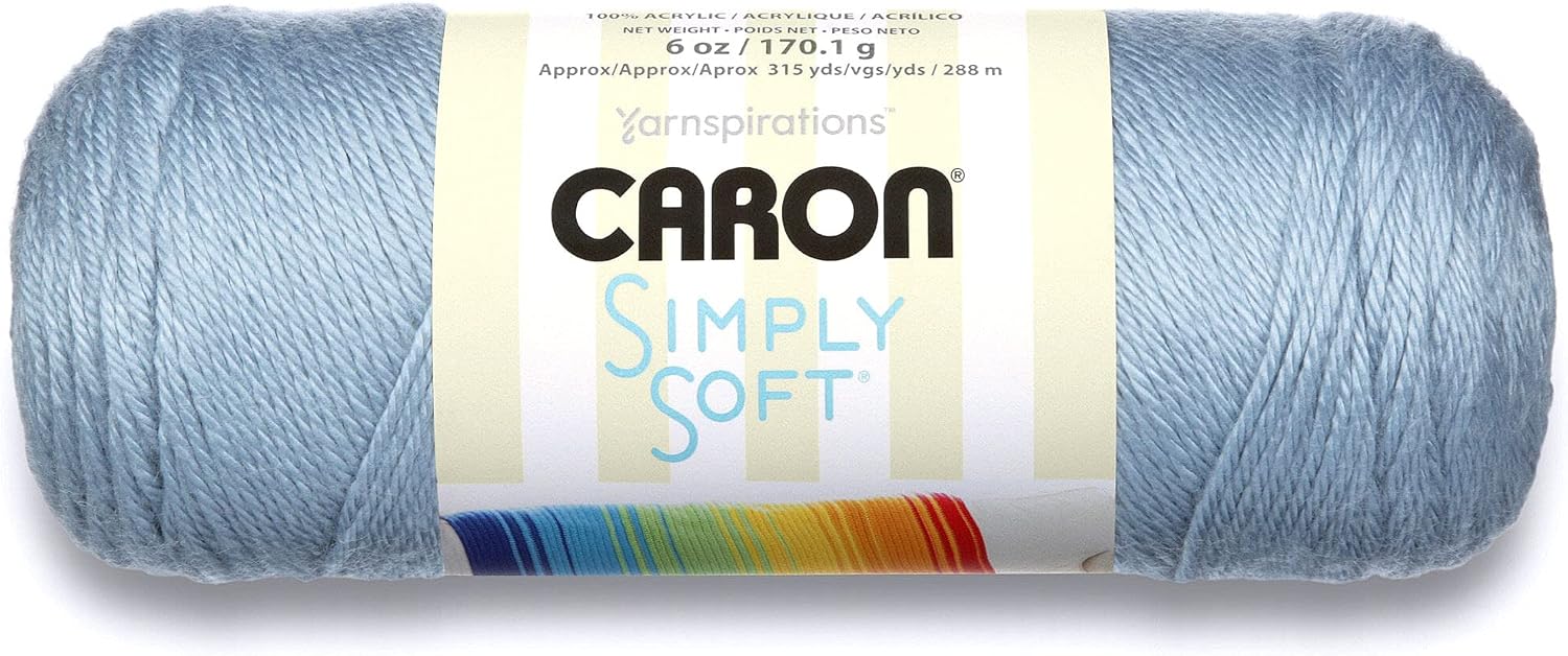 Amazon.com: Caron Simply Soft, Light Country Blue, 170.1g