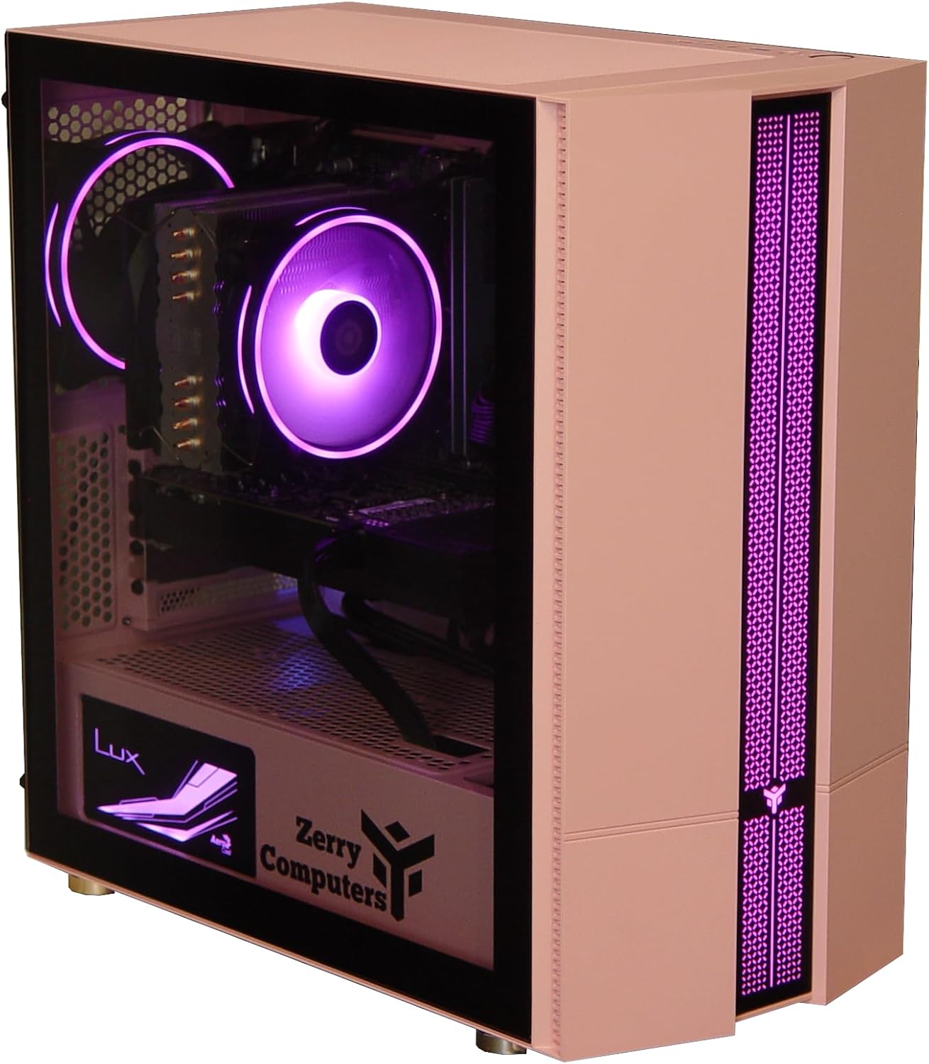 Zerry Computers Pink Gaming PC with GTX 1060 6GB | Ryzen 5 3600 | 32GB ...