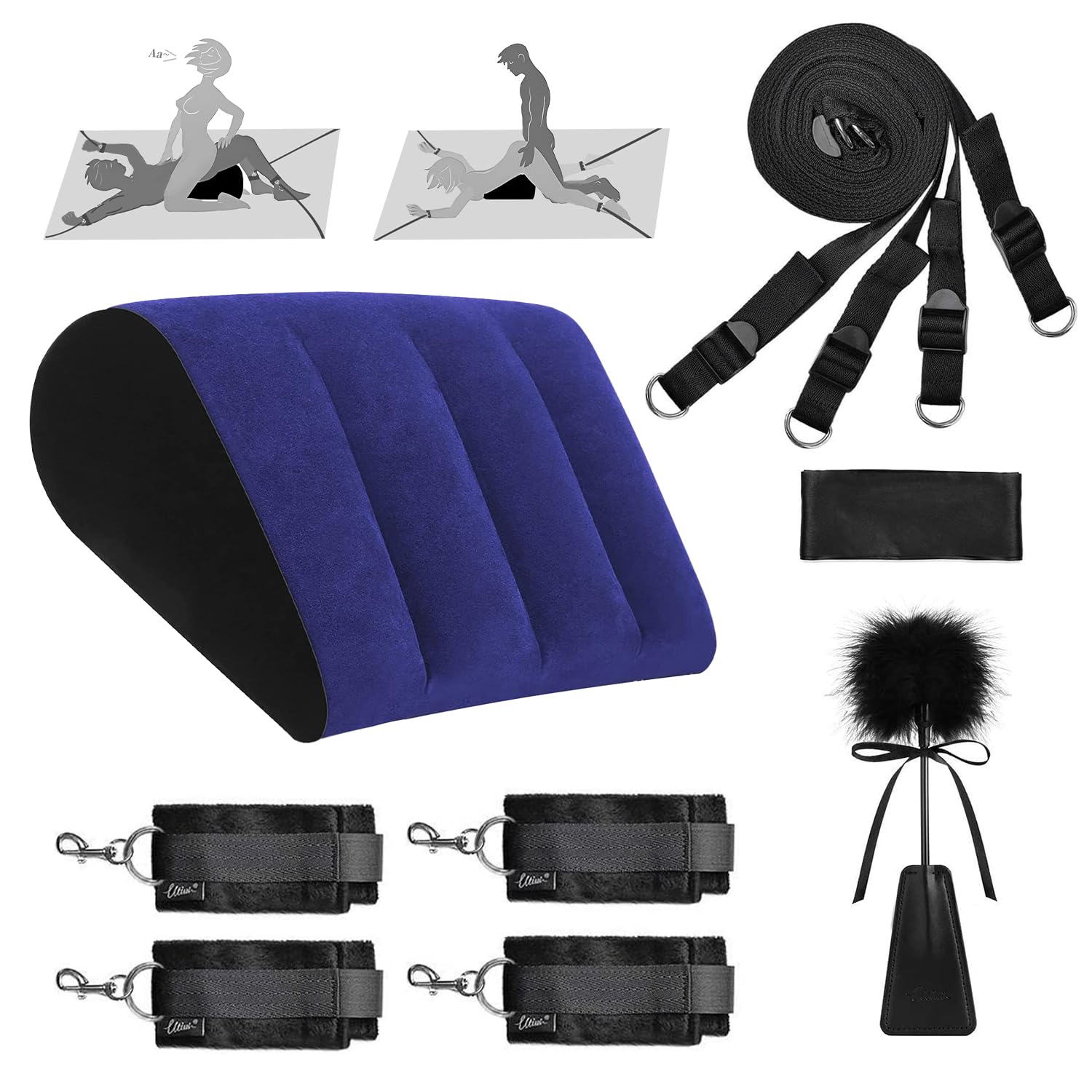 Amazon.com: Wedge Pillow Inflatable Cushion, Sx Games Adult Furniture ...