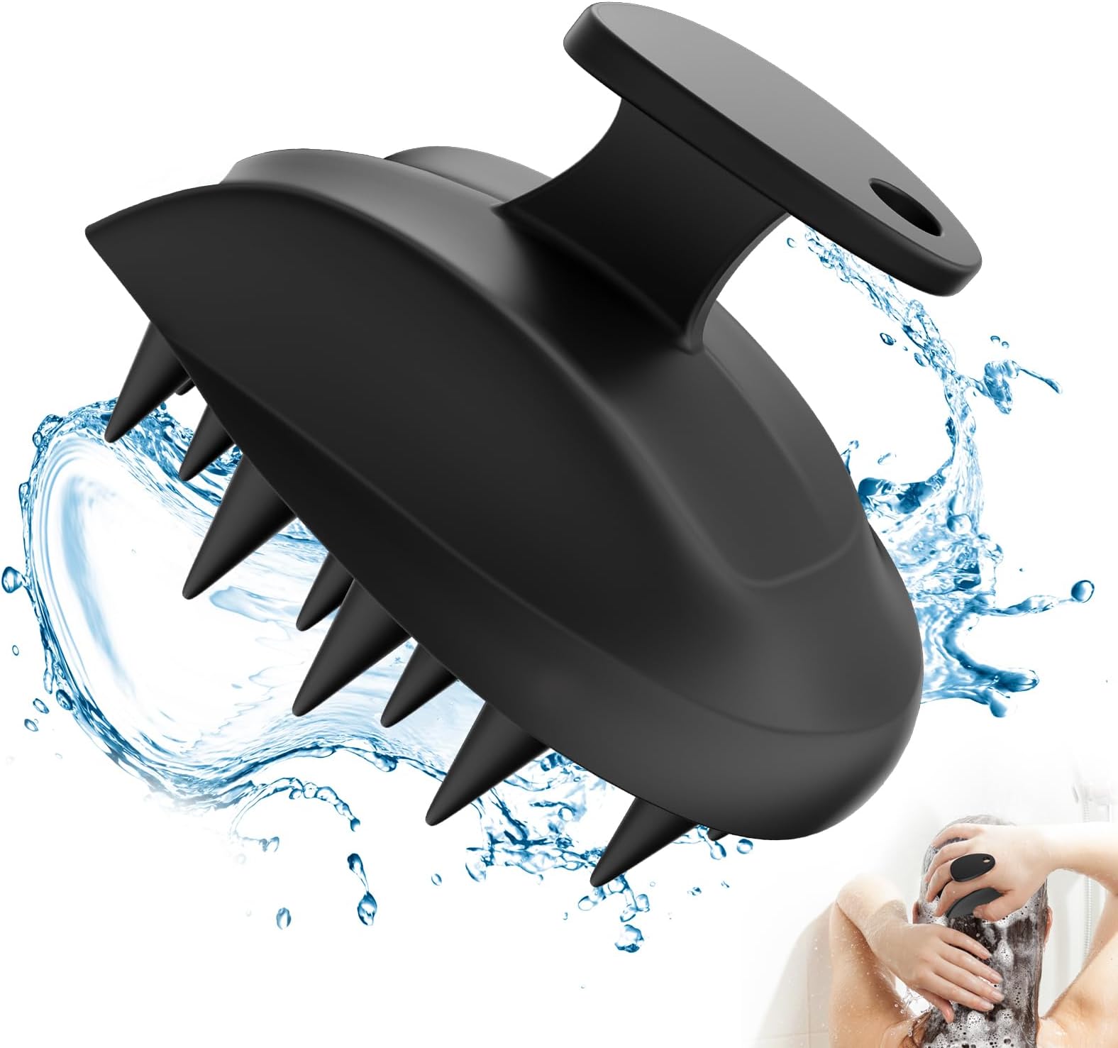 Amazon.com : MANSCAPED® The Scalp Buffer Men’s Silicone Head Scrubber ...