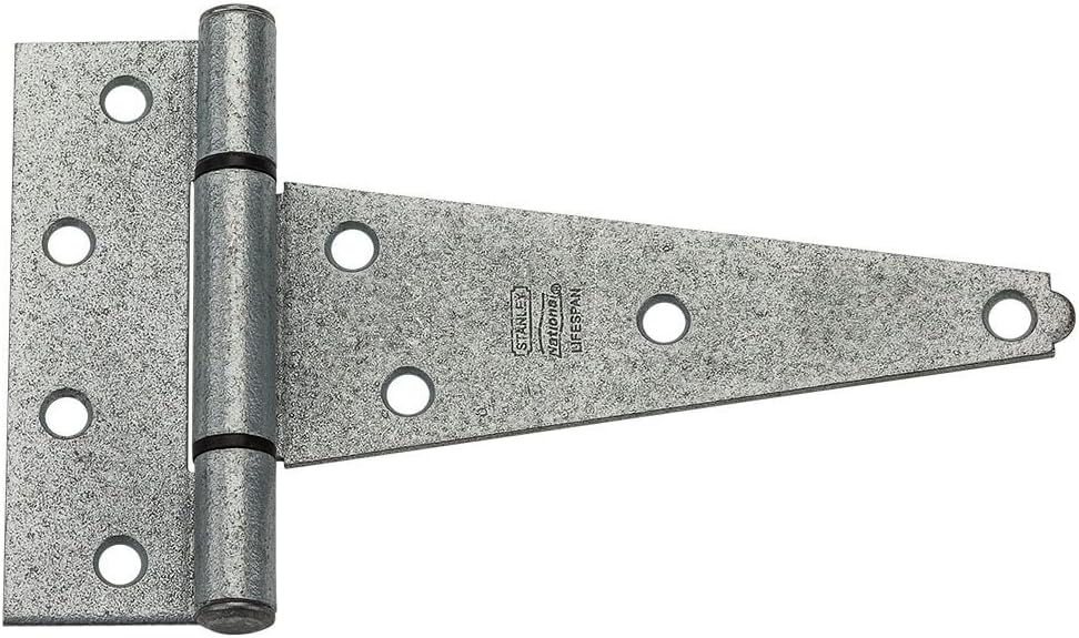 Hardware Essentials 851685 Heavy Duty Strap Hinges Galvanized 6" - 2 ...