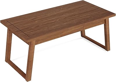 Tribesigns Schreibtisch Computertisch 200 x 60 x 82 cm, Doppelter ...