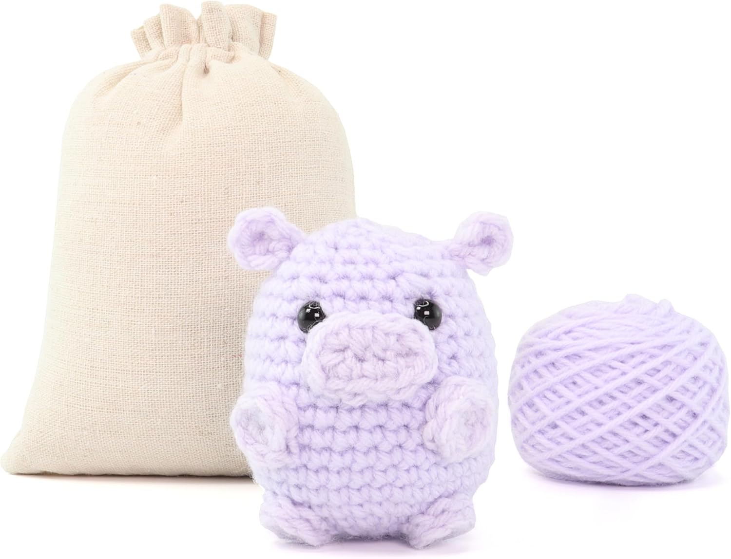 Amazon.com: Hannah The Hippo Crochet Kit - Crochet Animals Kit ...
