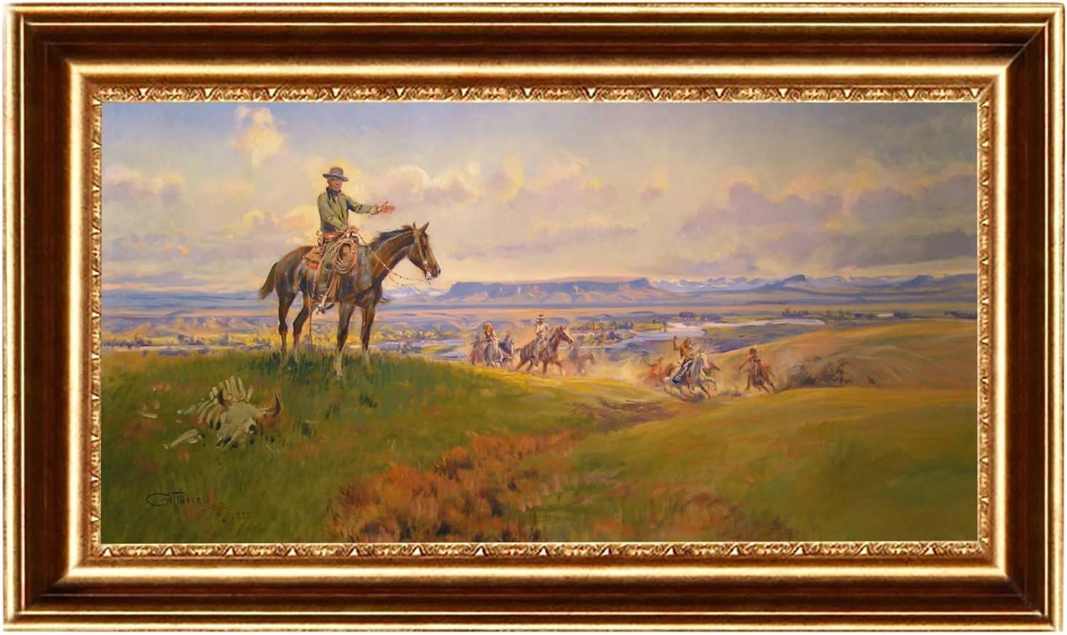 Amazon.com: ELITEART- Charles M. Russell and His Friends by Charles ...