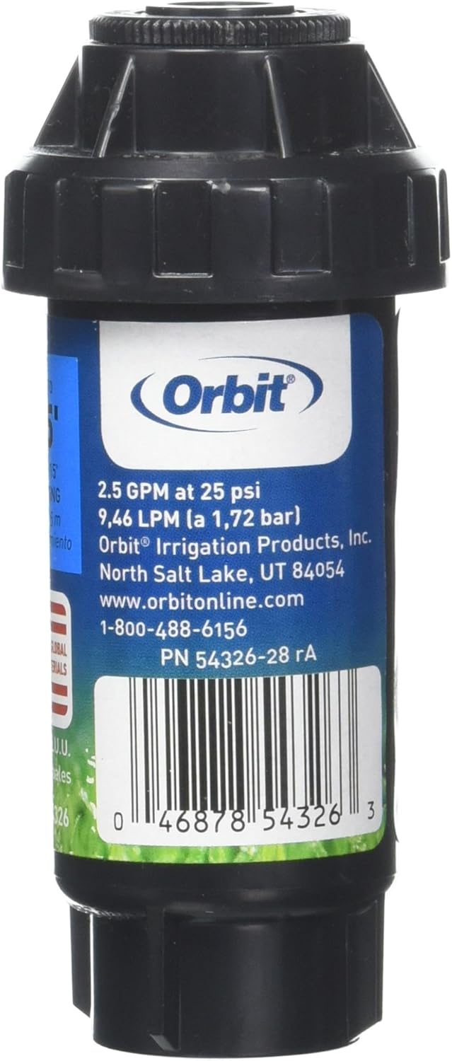 Orbit 54326 Full Circle Spray Pattern Spring Loaded Pop-Up Heads in ...