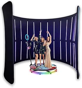 Amazon.co.jp: 360 Photo Booth Backdrop for Party Events, 360 Degree ...