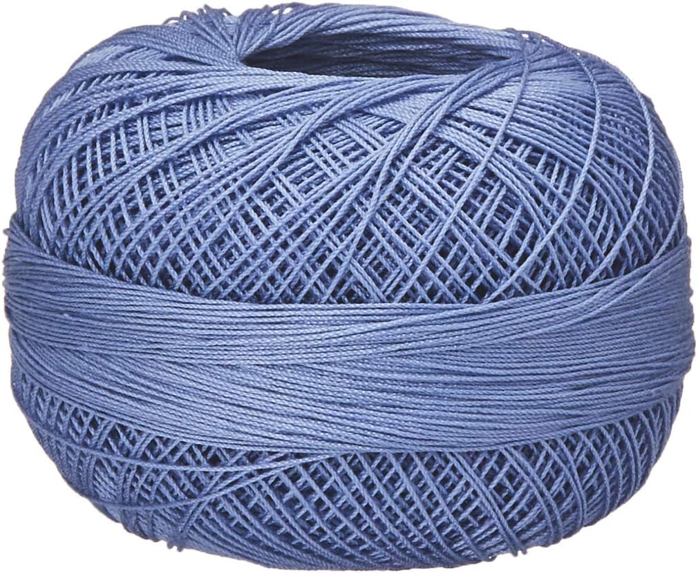 LIZBETH HH80 Cotton Thread 184 yds 10 Grams, Periwinkle – BigaMart