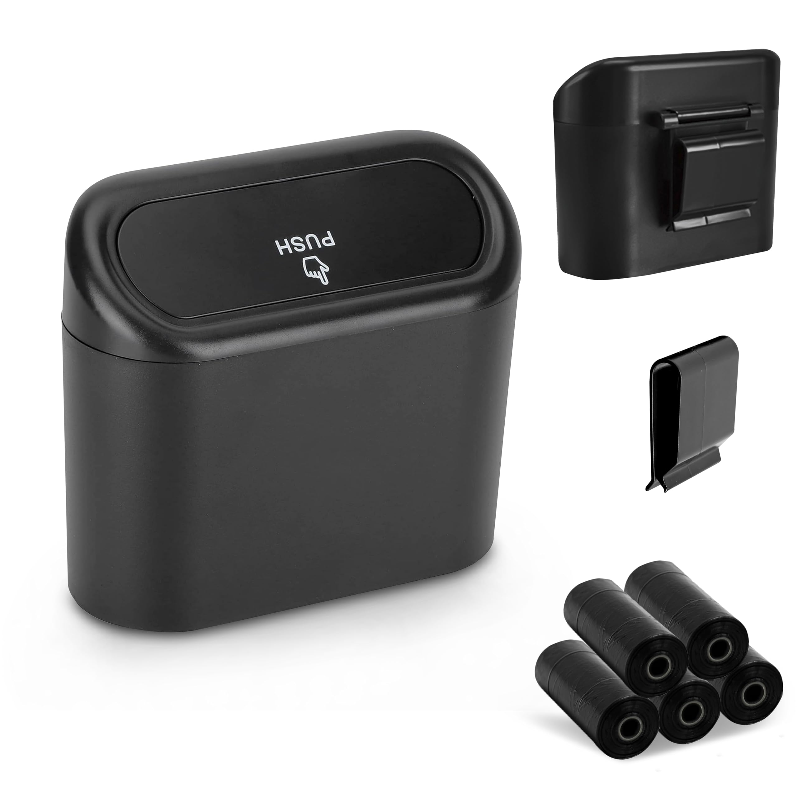 Snapklik.com : EcoNour 1-Pack Mini Car Trash Can