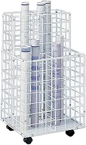 Amazon.com: Safco 3084 Wire Roll File, 4 Compartments - Heavy-Gauge ...