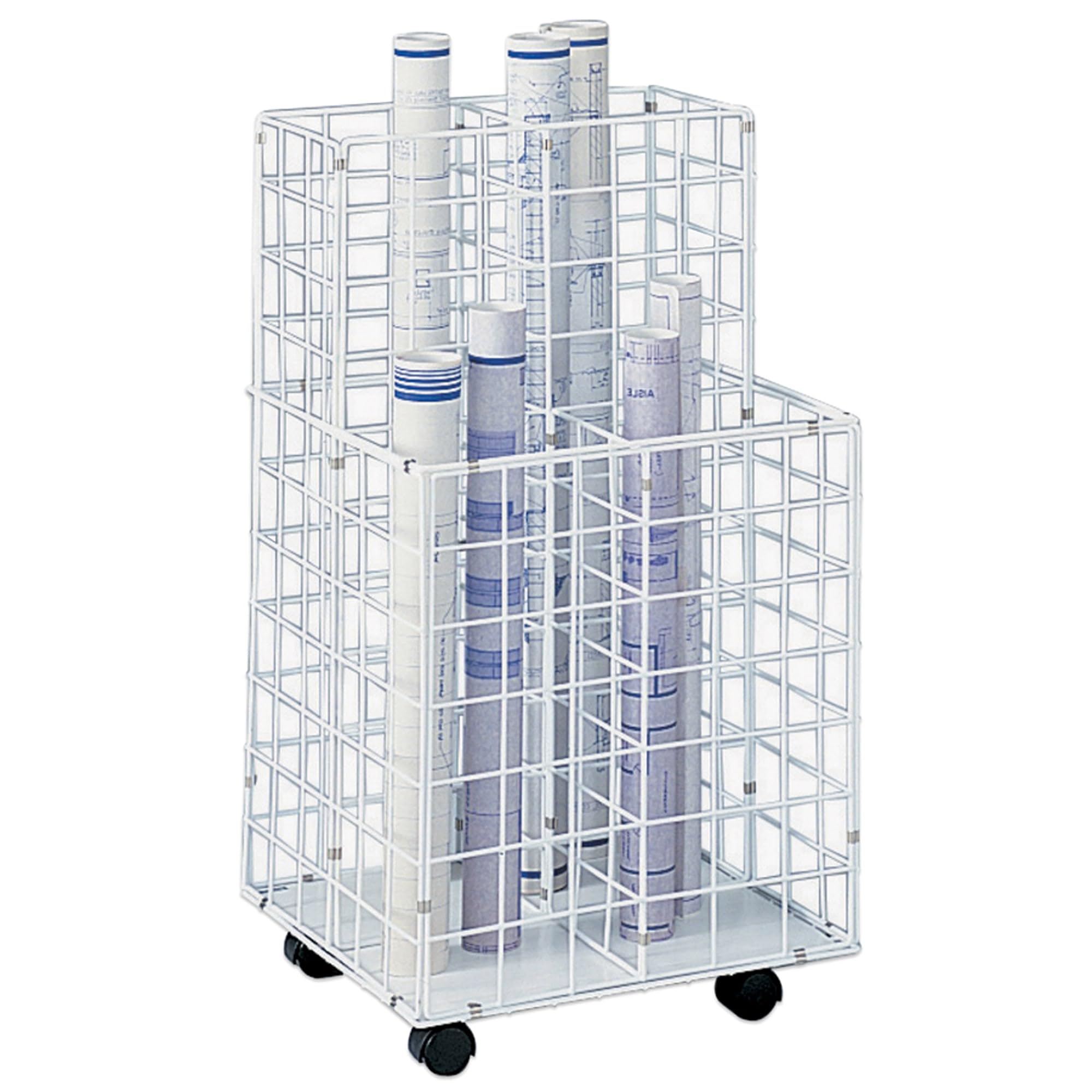 Amazon.com: Safco 3084 Wire Roll File, 4 Compartments - Heavy-Gauge ...