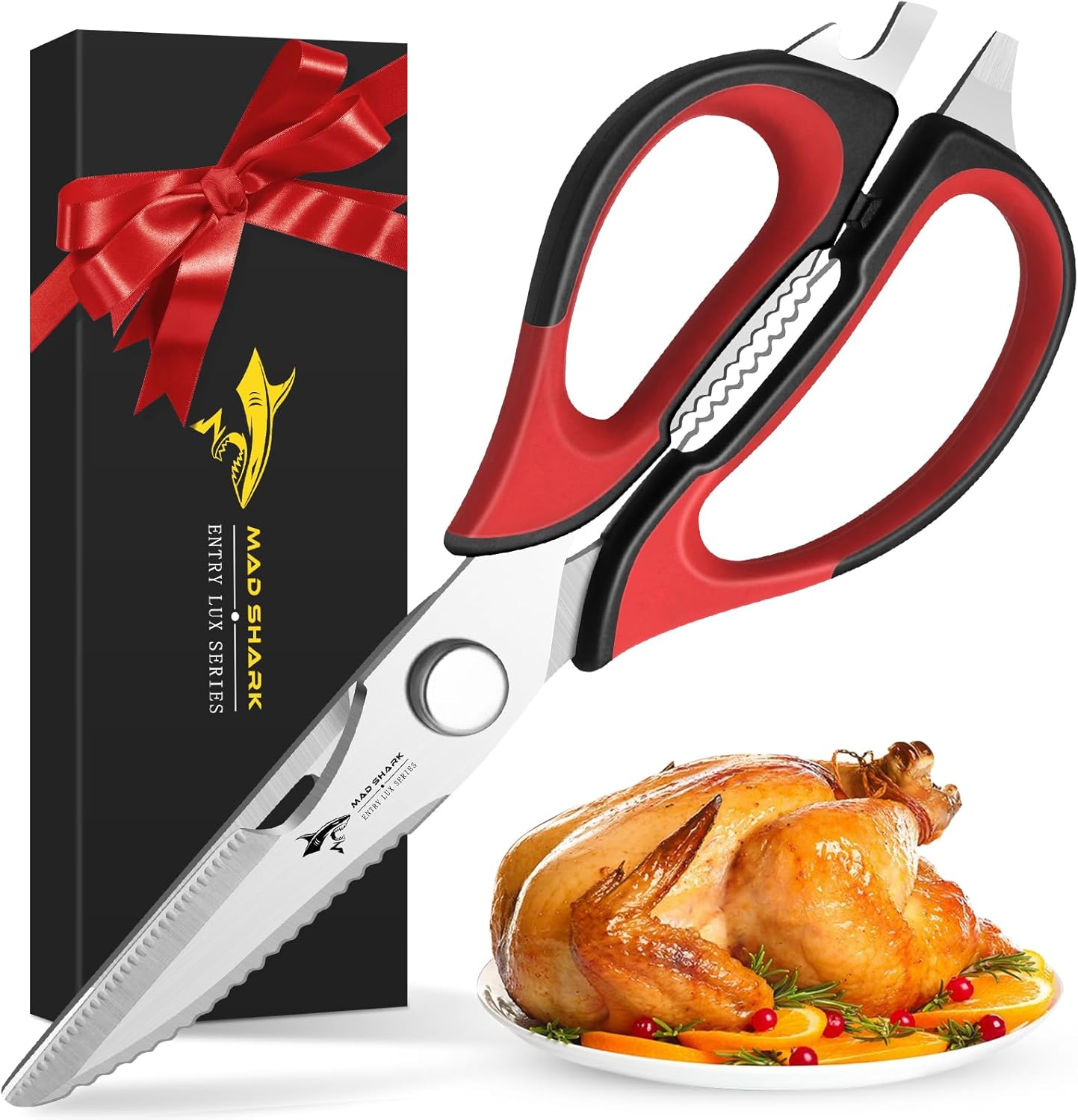 Amazon.com: Kitchen Scissors All Purpose Kitchen Shears Come Apart ...