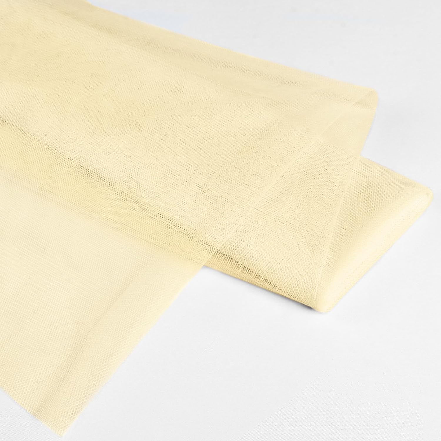Amazon.com: vveiiye Beige Soft Mesh Fabric 54 Inch by 3 Yards, No ...