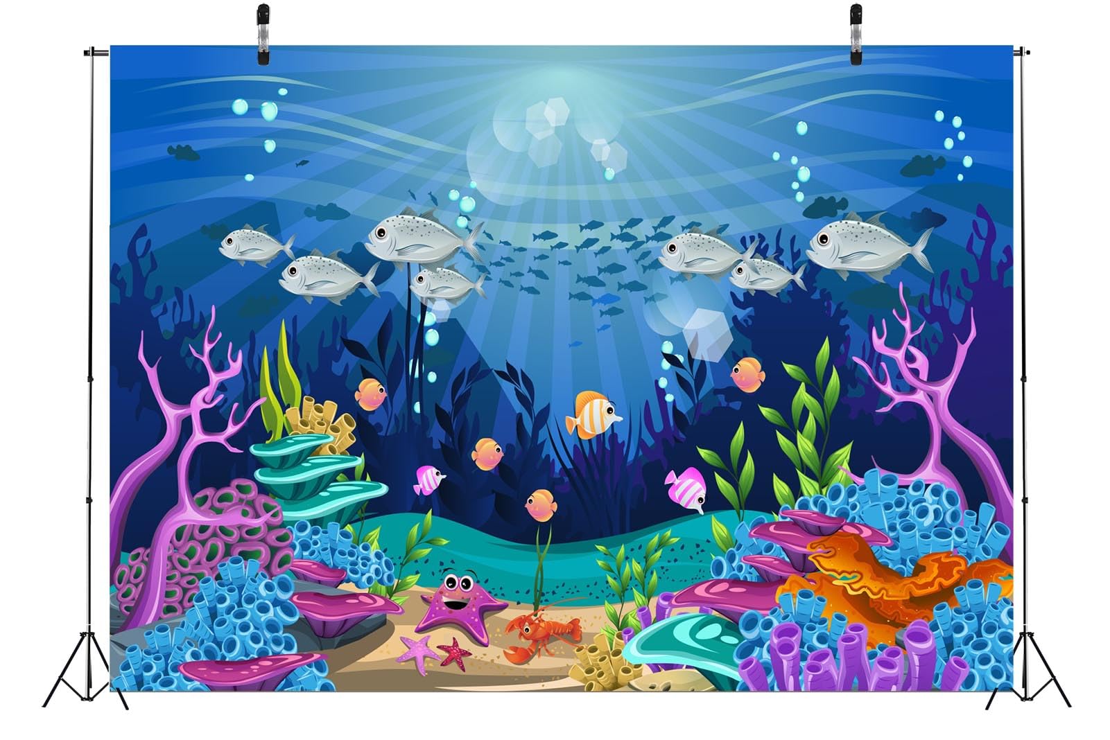 Printable Backdrop Under The Sea