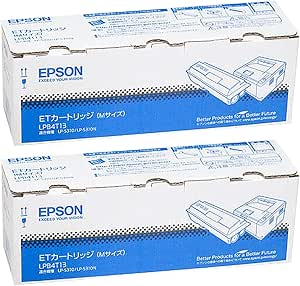 Amazon | EPSON LPB4T13 ETカートリッジ 純正品 2本セット | エプソン | トナーカートリッジ 通販