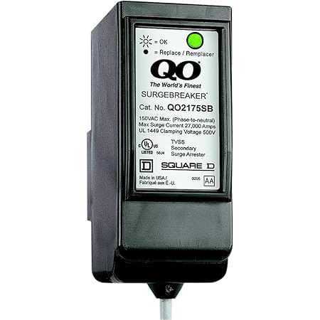 Amazon.com: Square D - QO2175SB QO SurgeBreaker, Surge Protection ...