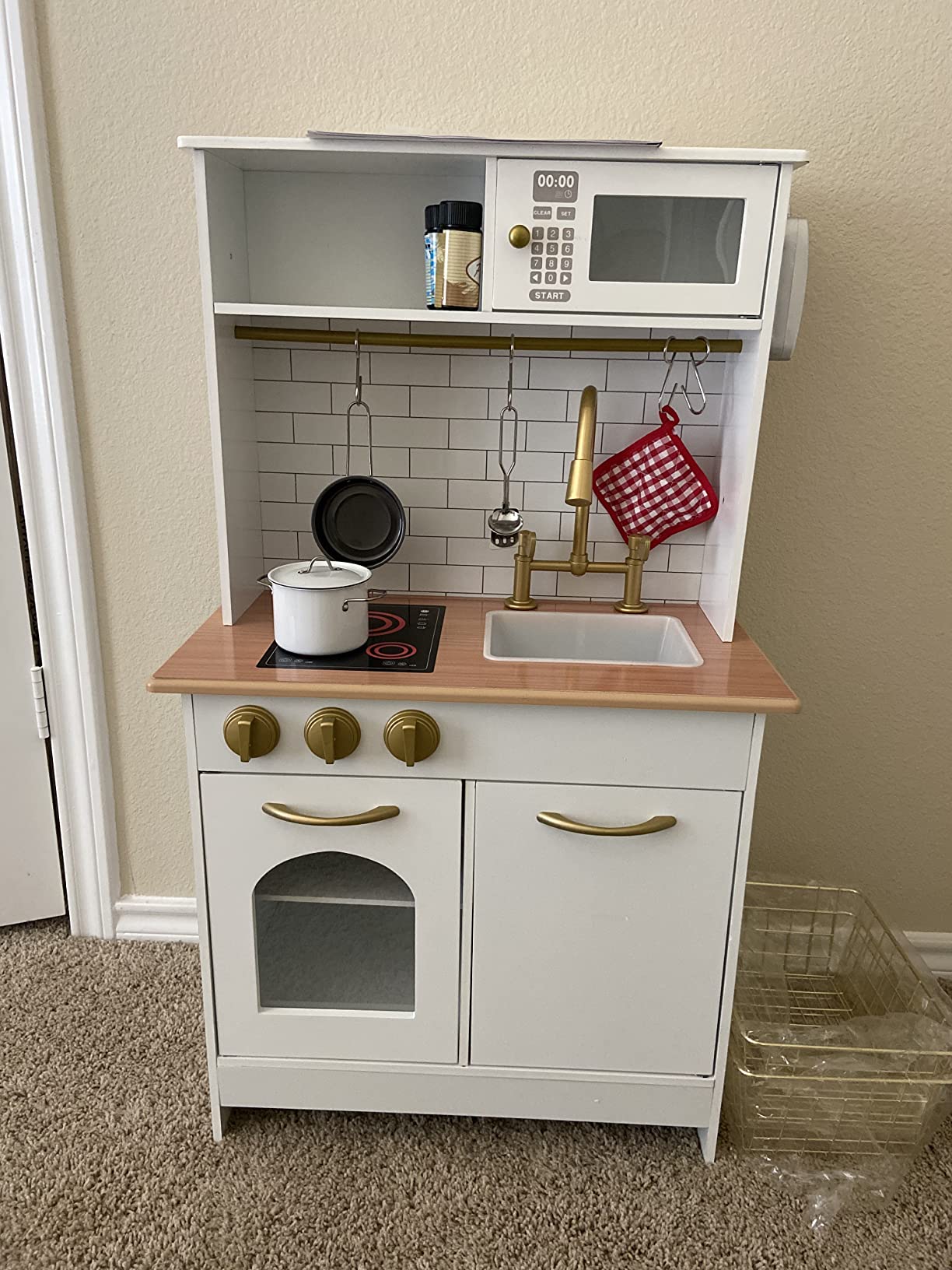 $20/mo - Finance Teamson Kids Little Chef Boston Kids Play Kitchen Set ...