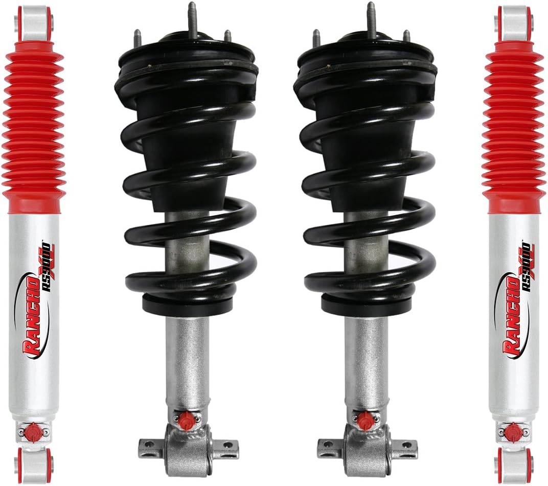 Amazon.com: Rancho Quicklift Leveling Strut+Shocks Kit compatible with ...