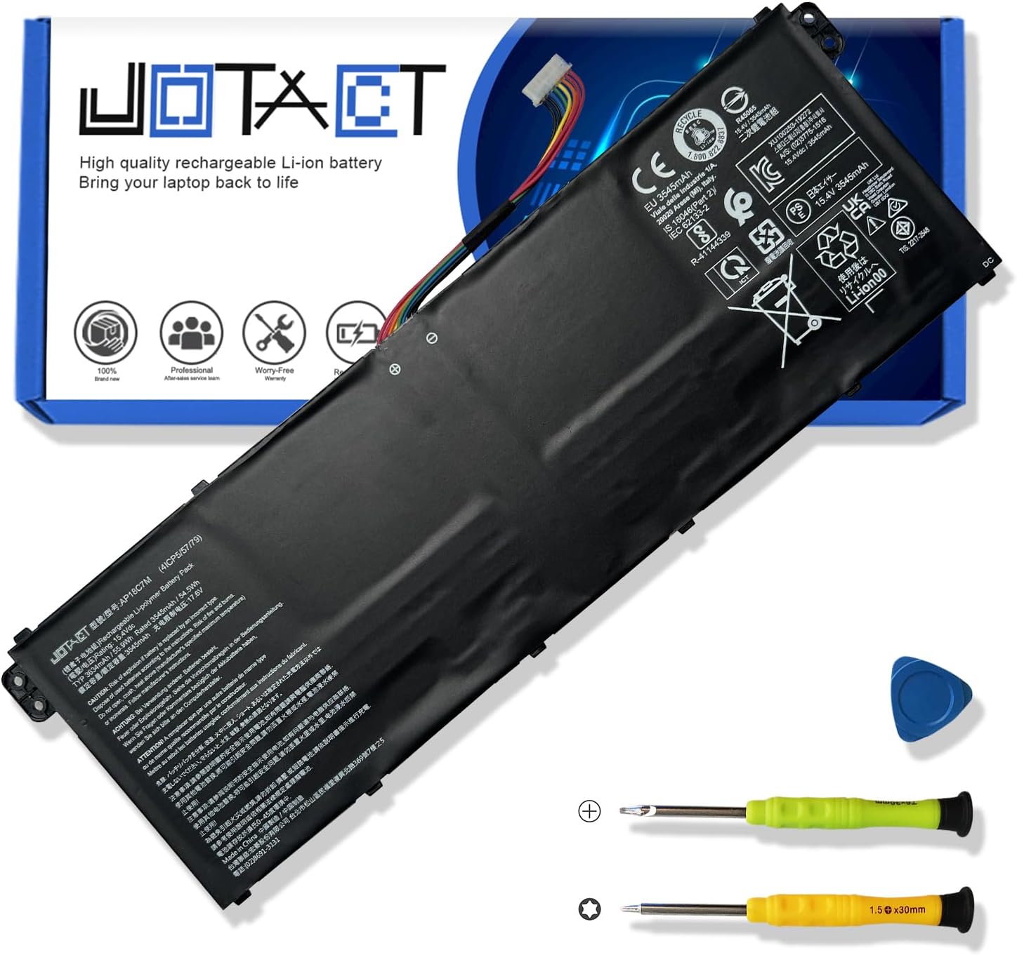Amazon.com: JOTACT AP18C7M Laptop Battery for ACER ConceptD 3 CN315-72 ...