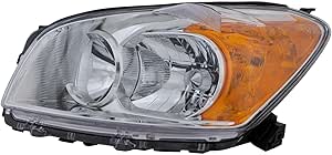Amazon.com: Headlight Assembly For Toyota RAV4 2009 To 2012 Front Left ...