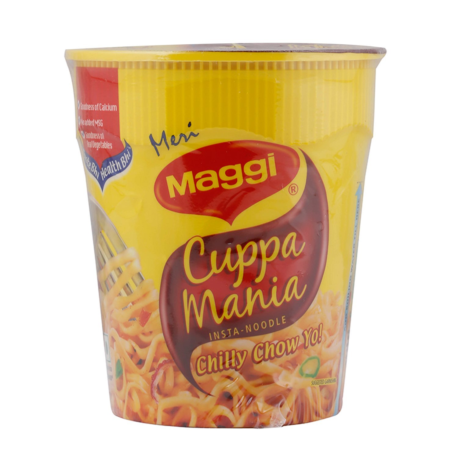 Maggi Insta Cuppa Mania Noodle - Chilly Chow, 70g Cup : Amazon.in ...