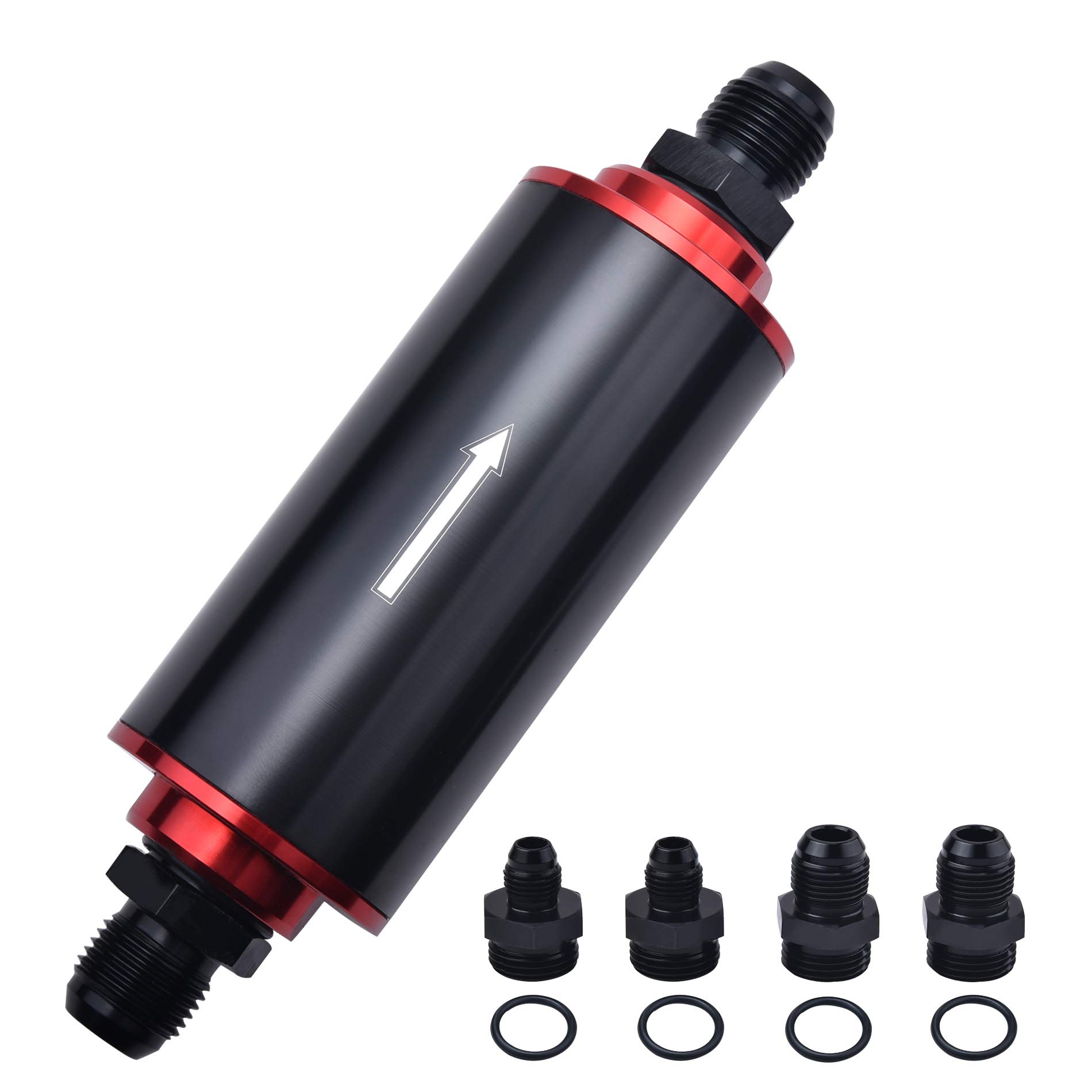 Evil Energy Inline Fuel Filter 100 Micron With 6an 8an | Desertcart INDIA