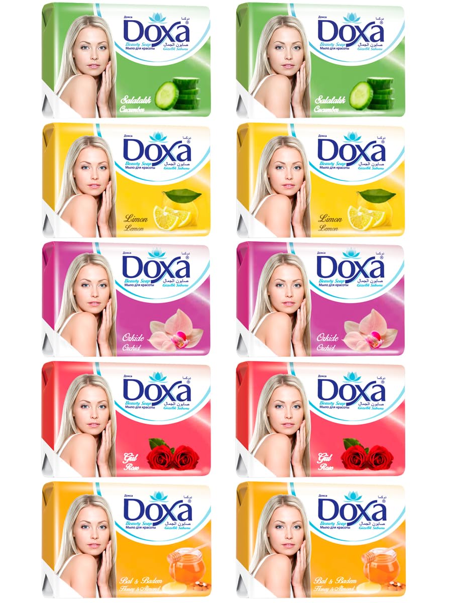 Amazon.com : DOXA Soap Beauty Secret set: Rose Lemon Cucumber Orchid ...