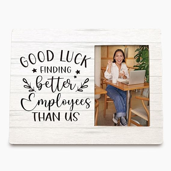 Amazon.com - Yorhifa Leaving Job Gifts for Boss Picture Frame, Coworker ...