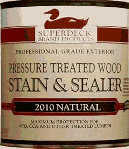 Duckback Products DB-2010-3 Quart Natural Press Treat Stain, 31 fl.oz ...