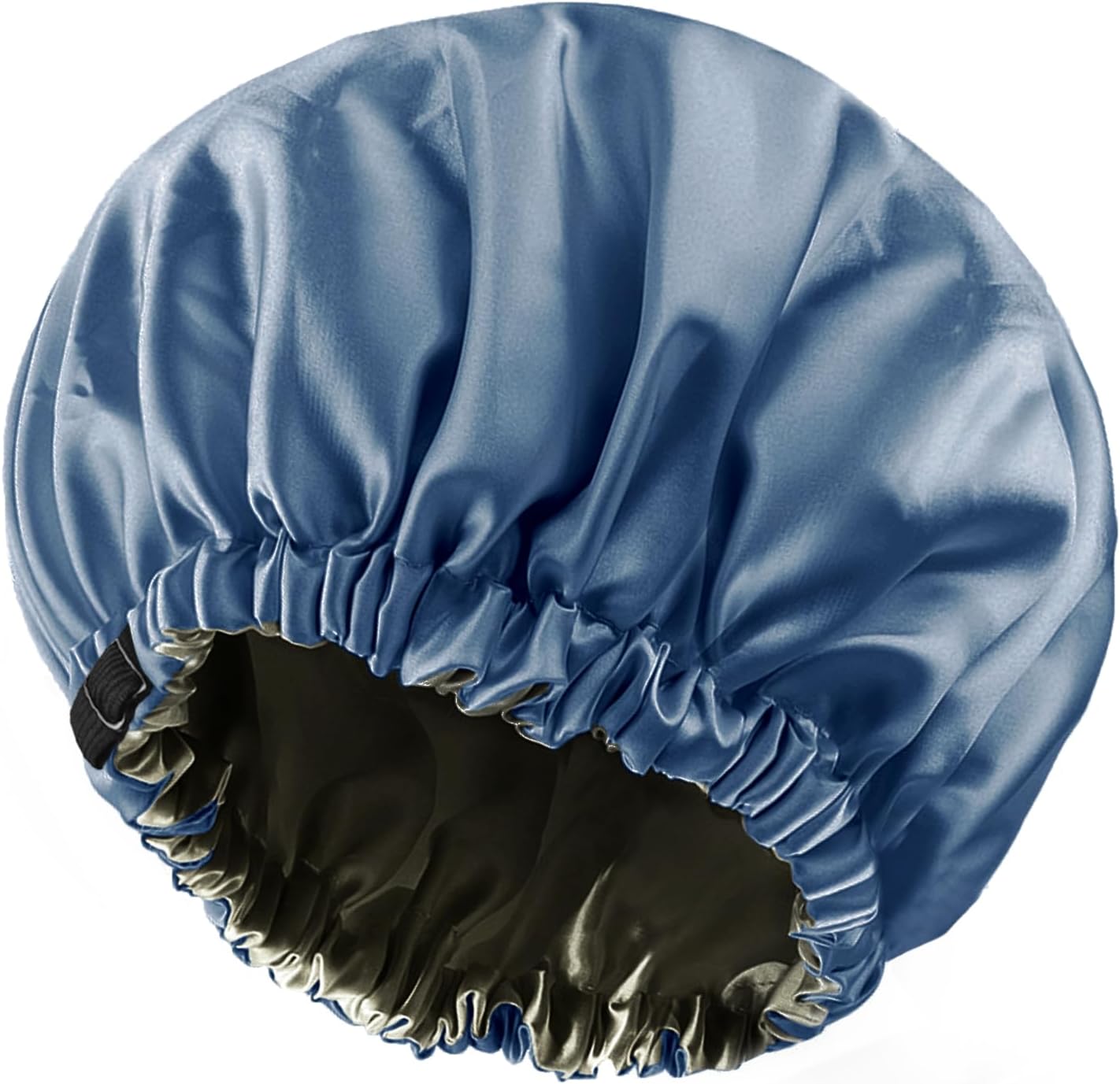 Amazon.com : Amamba Shower Cap,100% Real Satin Lined Shower Caps,Extra ...