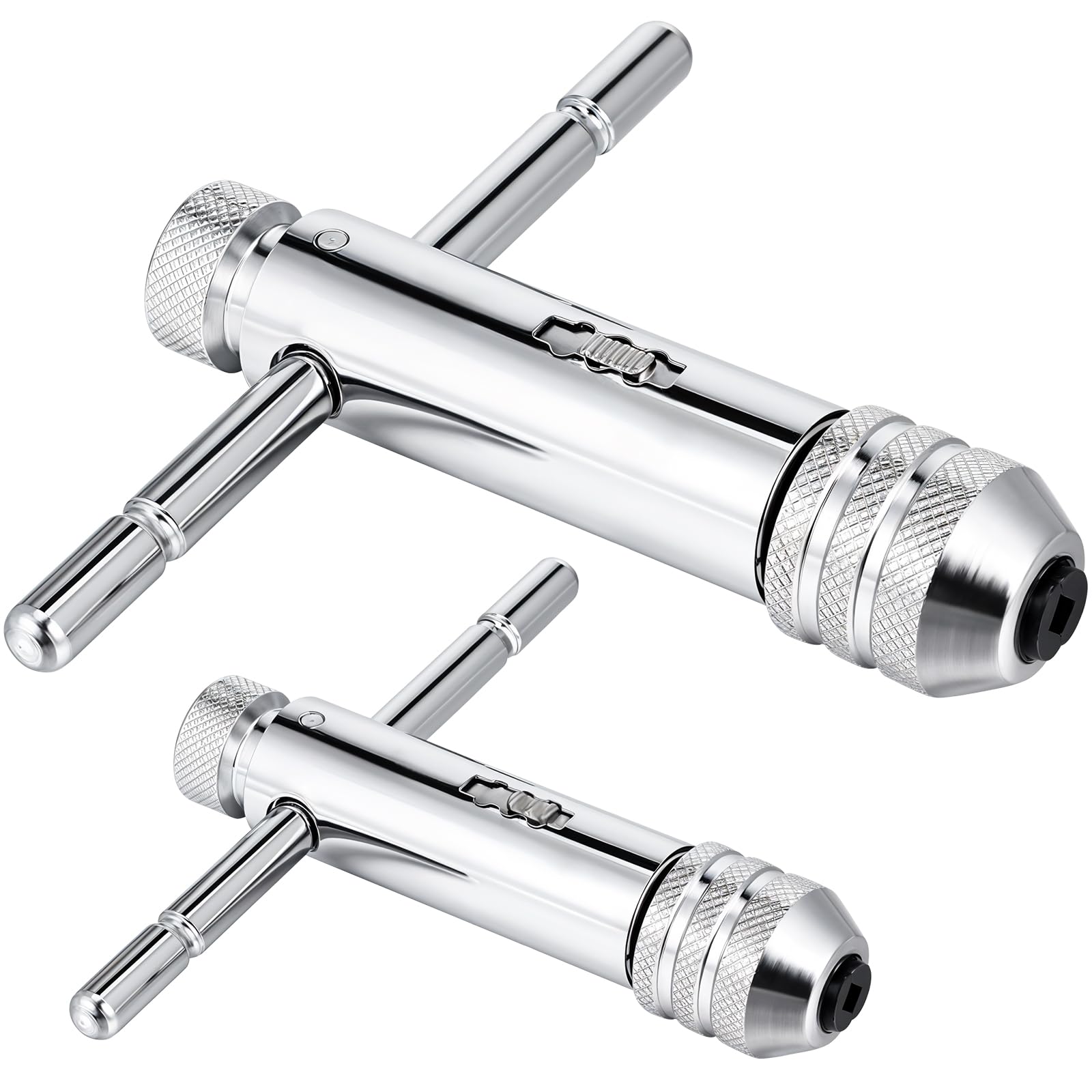 JOUTYFOR 2Pcs Ratchet T Handle Tap Wrench, Adjustable T Bar Handle ...
