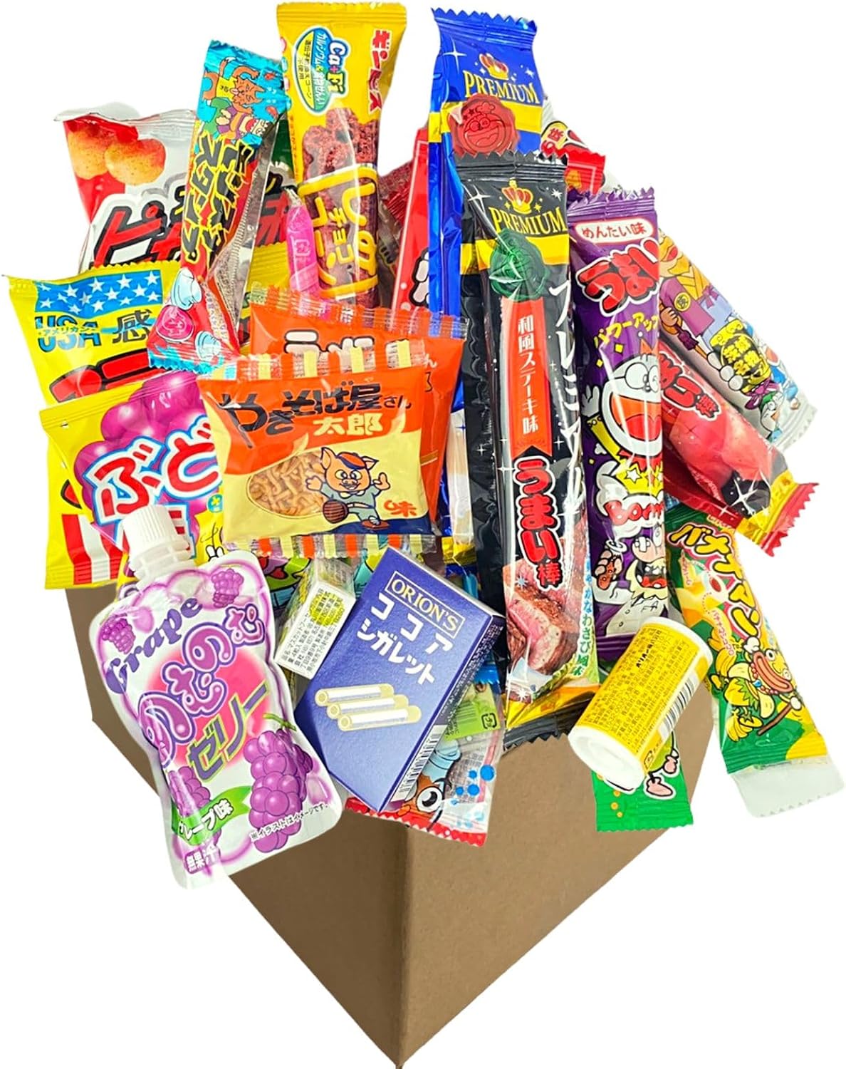 Amazon.co.jp: Dagashi Candy Candy Assortment 30 Piece Dagashi Shop ...