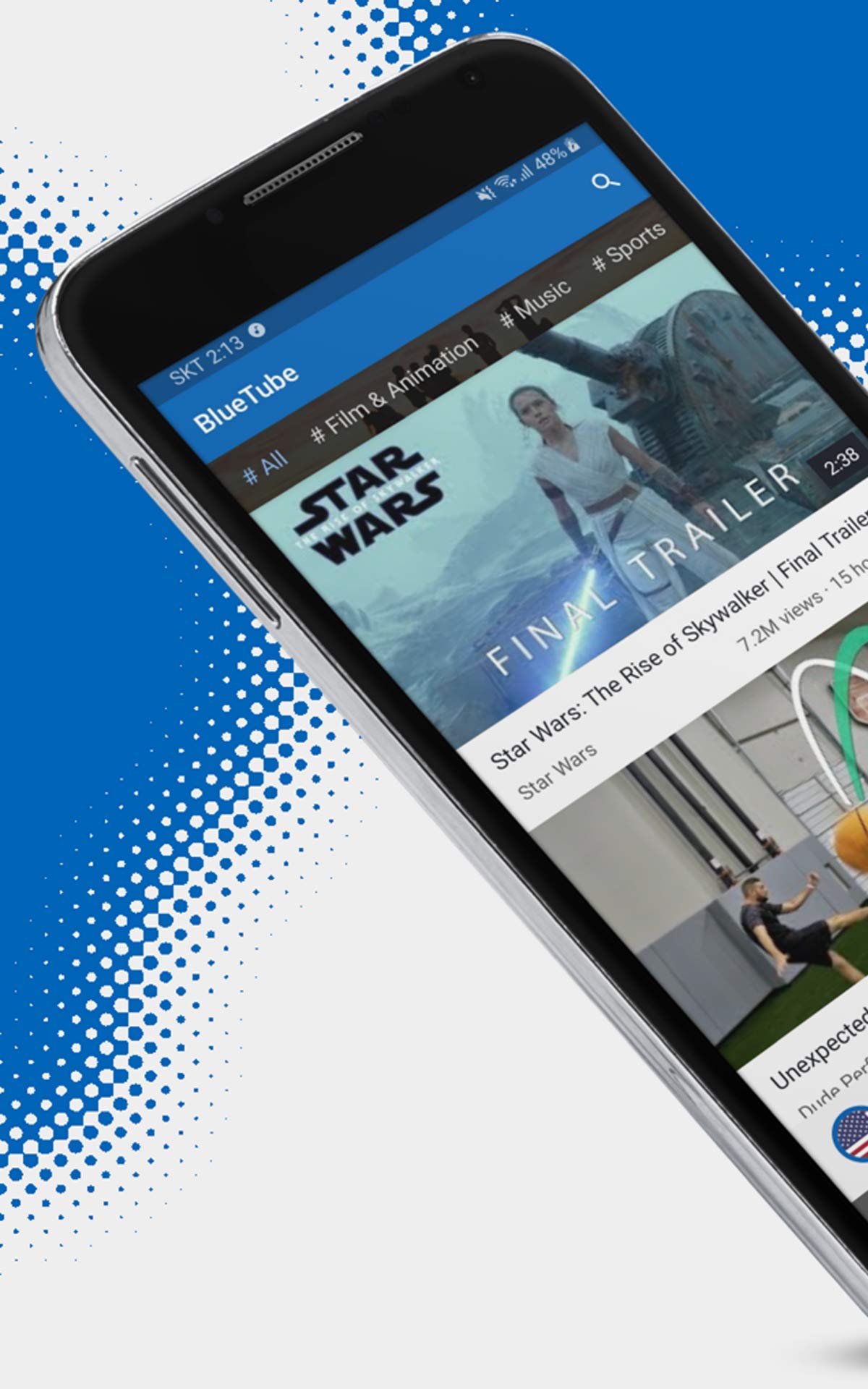 BlueTube - Popular video by global (Movie, Music, Sports, Comedy, etc ...