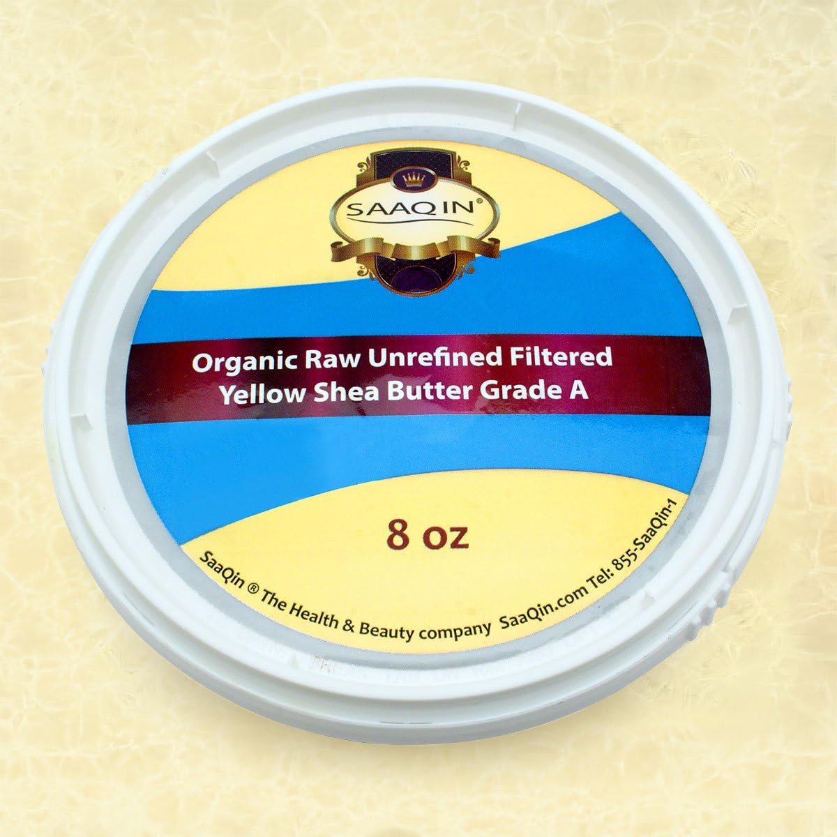 Amazon.com : Filtered Super Creamy Yellow Shea Butter - 8 Oz : Body ...
