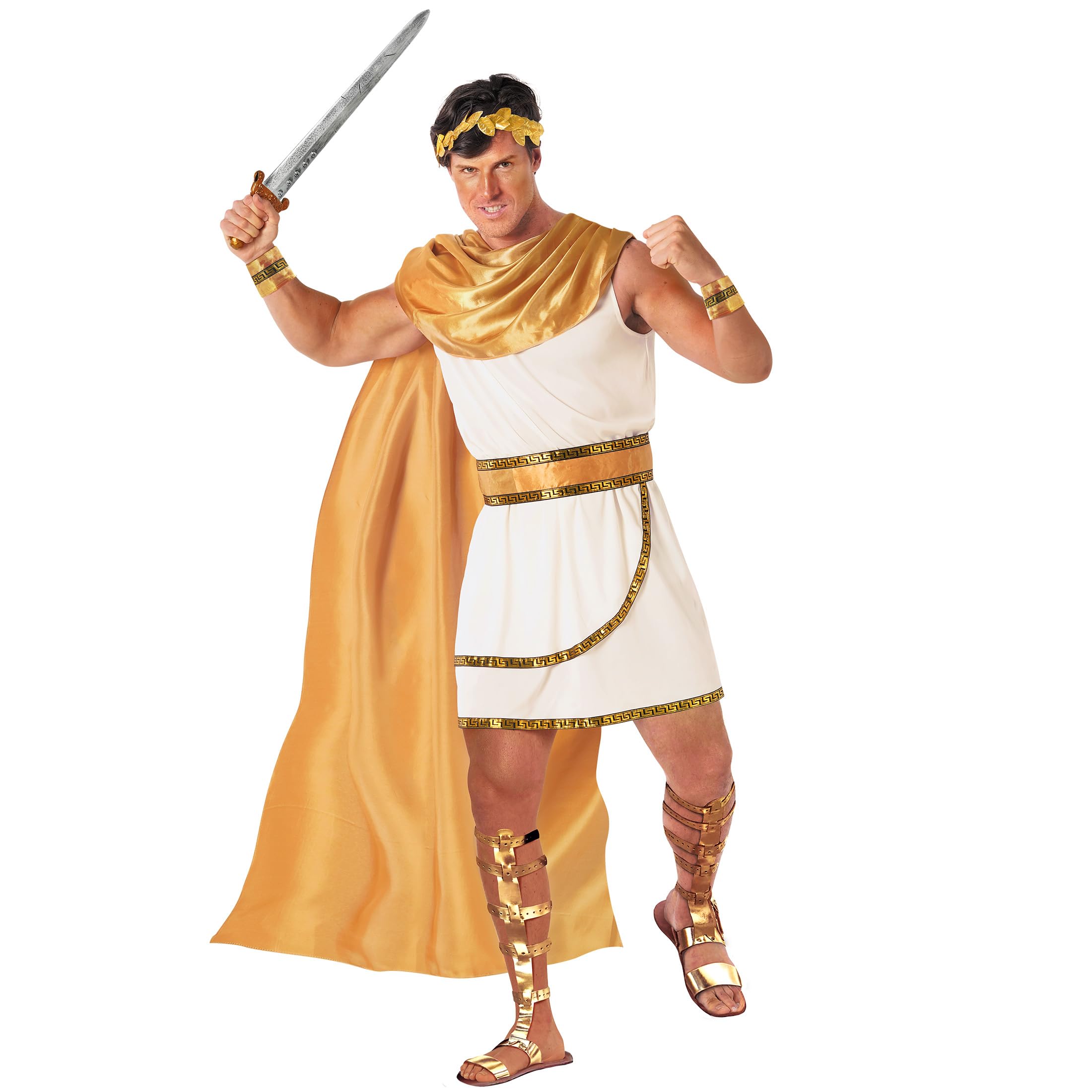 Snapklik.com : Morph Greek God Costume For Men - Toga And Roman Zeus ...