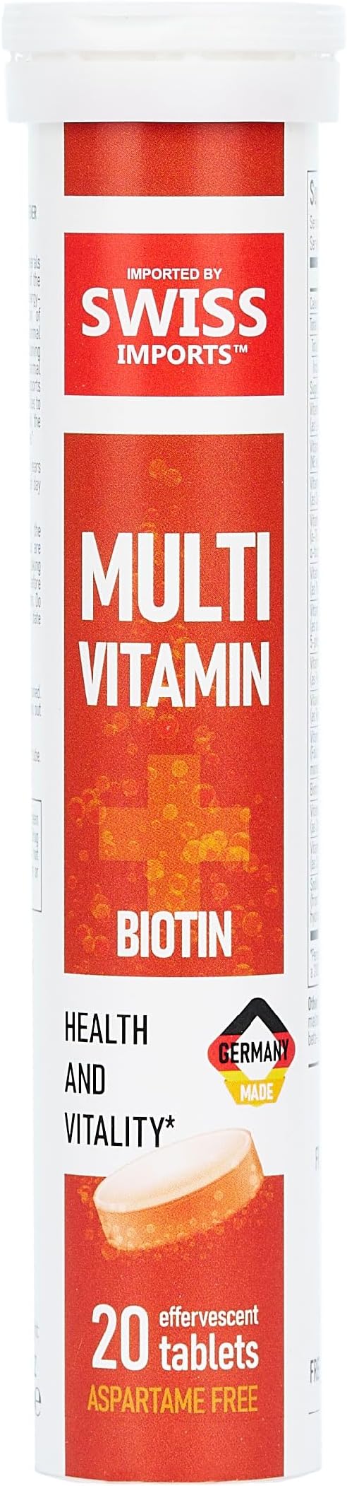 Amazon.com: Swiss Imports Effervescent Multivitamins + Biotin for ...