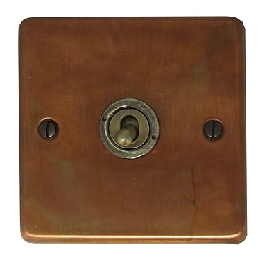 Contour Tarnished Copper Toggle Switch (1 Gang) - CTC281AB : Amazon.co ...